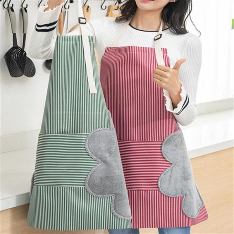 Buy Kitchen Waterproof Oil-proof Apron Anti-fouling Apron Housework ...