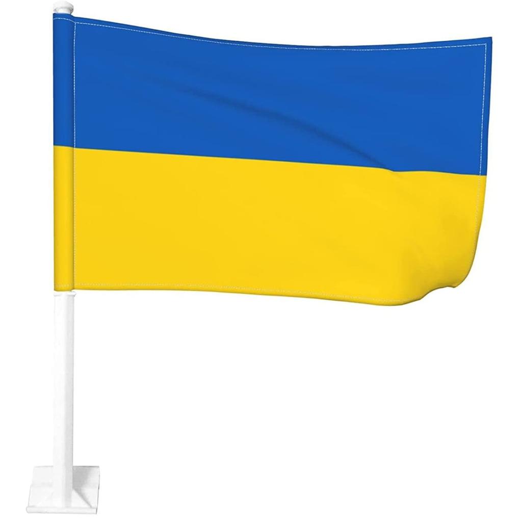 Buy 12x18 Ukraine Flag Car Flag,Ukraine Flag Waterproof Window Clip ...