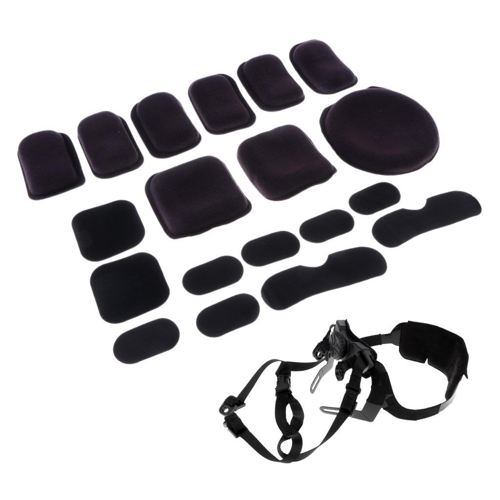Buy MICH Fast Helmet Retention System Strap & Helmet Cushion Pads Set ...