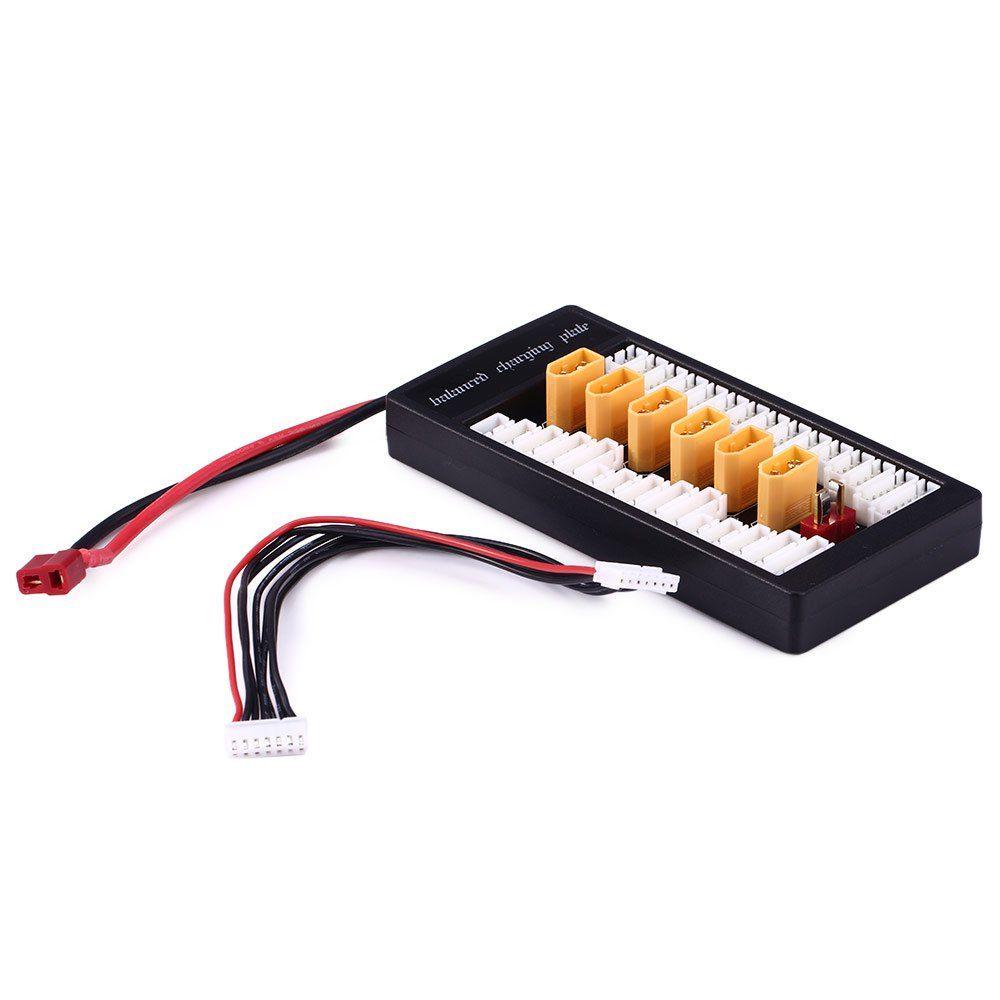Buy Parallel Charging Board Balance T Plug Lipo 2-6S Multiple XT60 ...