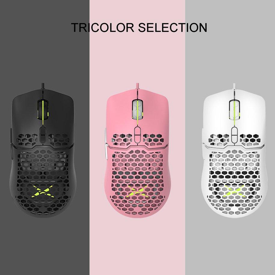 Buy Beauty Twelve RGB Gaming Mouse Honeycomb Shell Ergonomic Wired Mice ...