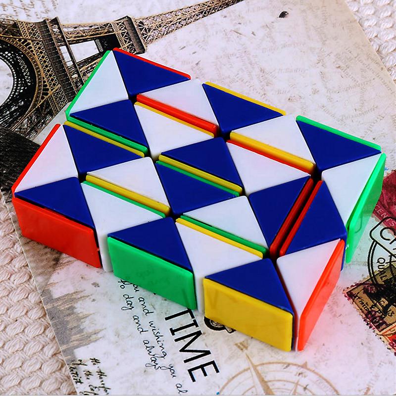 Neo Magic Cube Stess Cueb Miniature 24 Blocks Magic Snake Shape Fidget ...