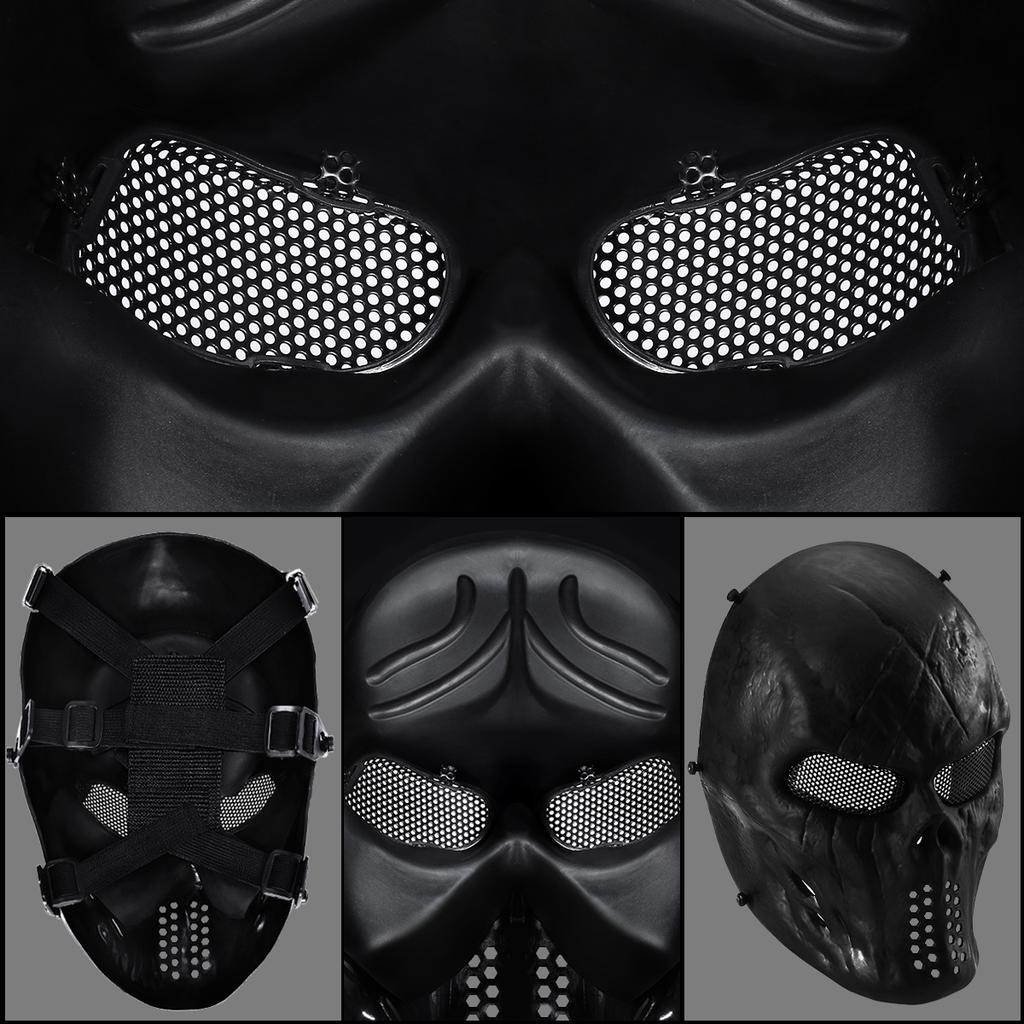 Halloween Skull Full Face Mask Cosplay Mask Horrific Mask Creepy ...