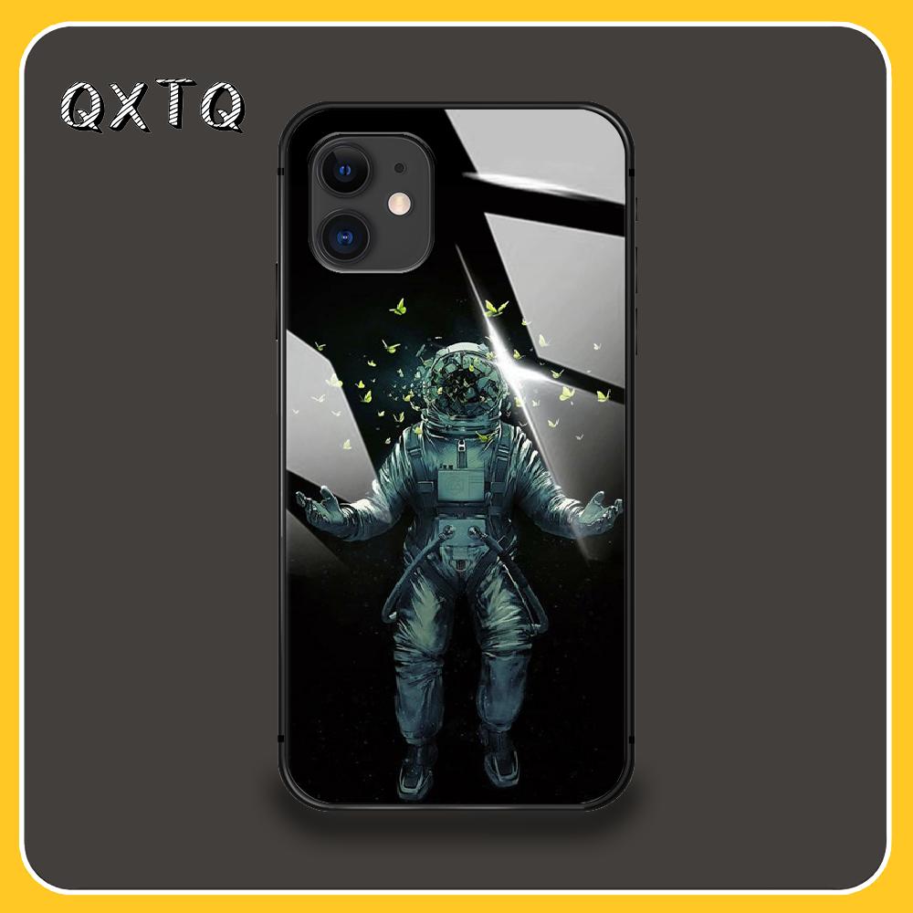 Buy Astronaut Space Interstellar Travel Tempered Glass Phone Case For ...