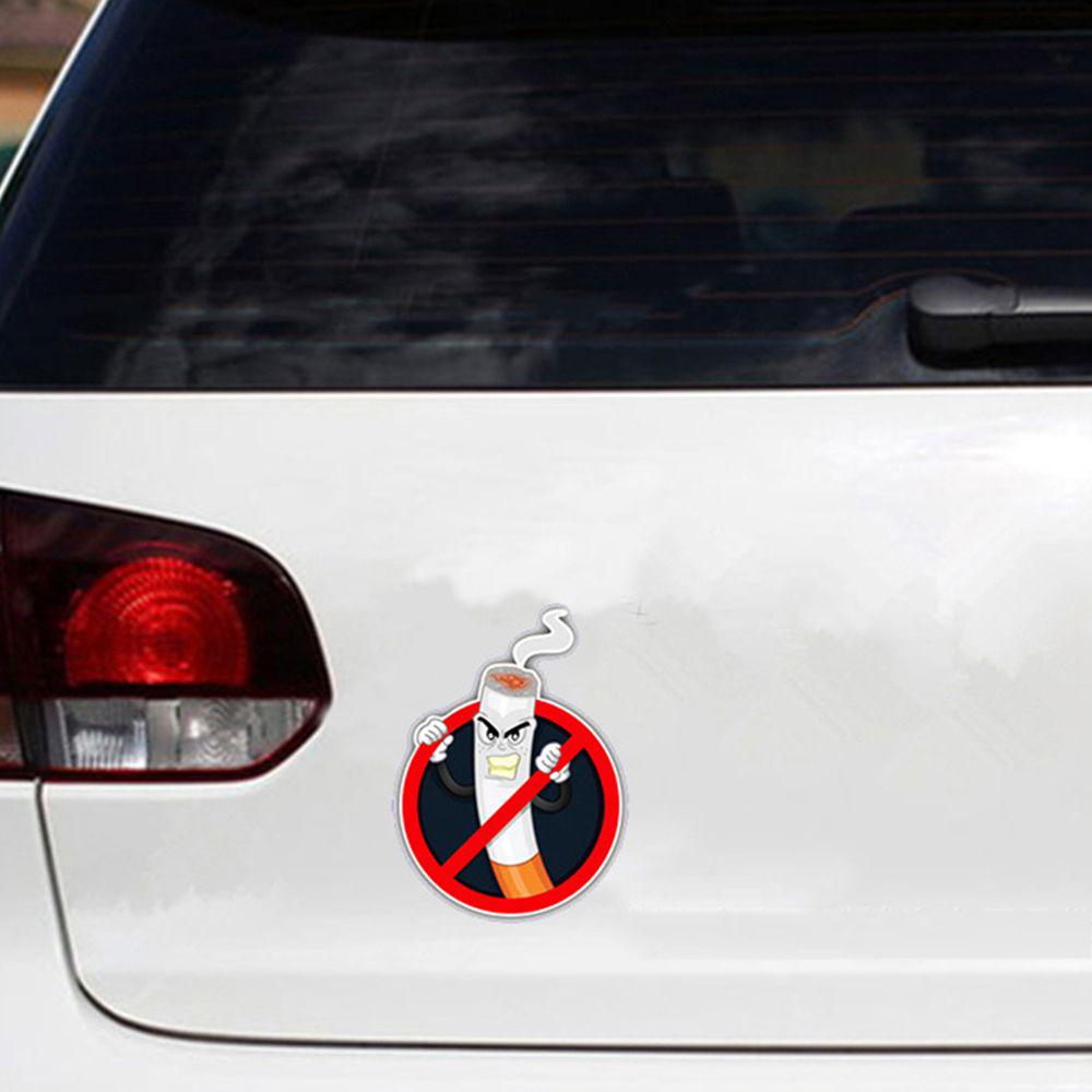 Bumper Angry Safety Danger Cigarette Warning No Smoking Art Decal ...