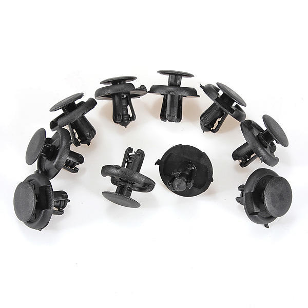 Buy 10X Push Type Fender Splash Shield Clip Fastener Retainer For ...