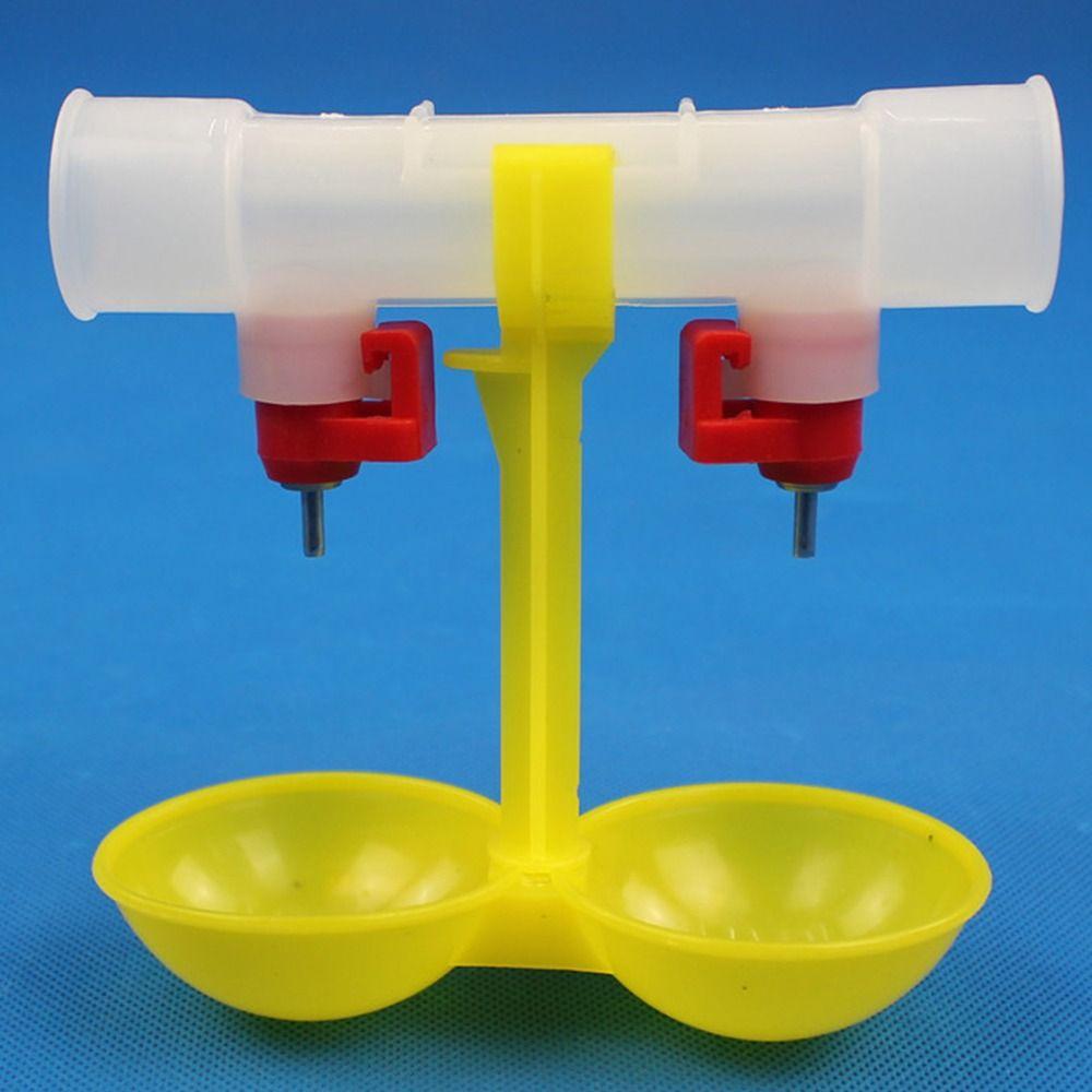 Cheap Farming Equipment Small Animal Drink Feeder Double Nipple Poultry ...