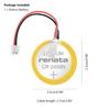 CR2450 Battery With Plug 3V For AFPX-BATT FP-X Series PLC Coin Cell ...