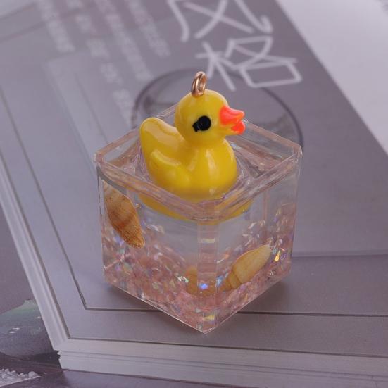 Buy 1 Set Lightweight Fish Tank Decor No Odor Good Cartoon Duck Moving ...