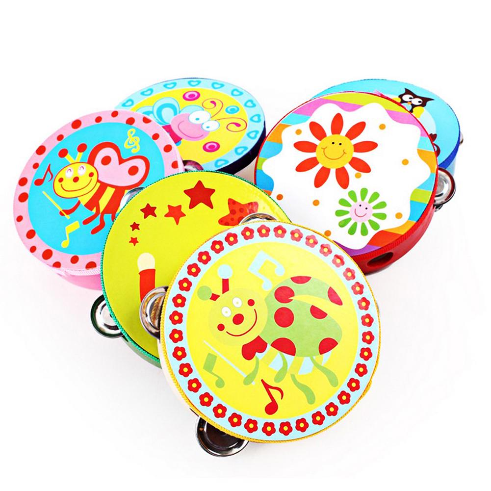 Buy Wooden Musical Toys Drum Rattles Toy Hand Held Tambourine Toy at ...