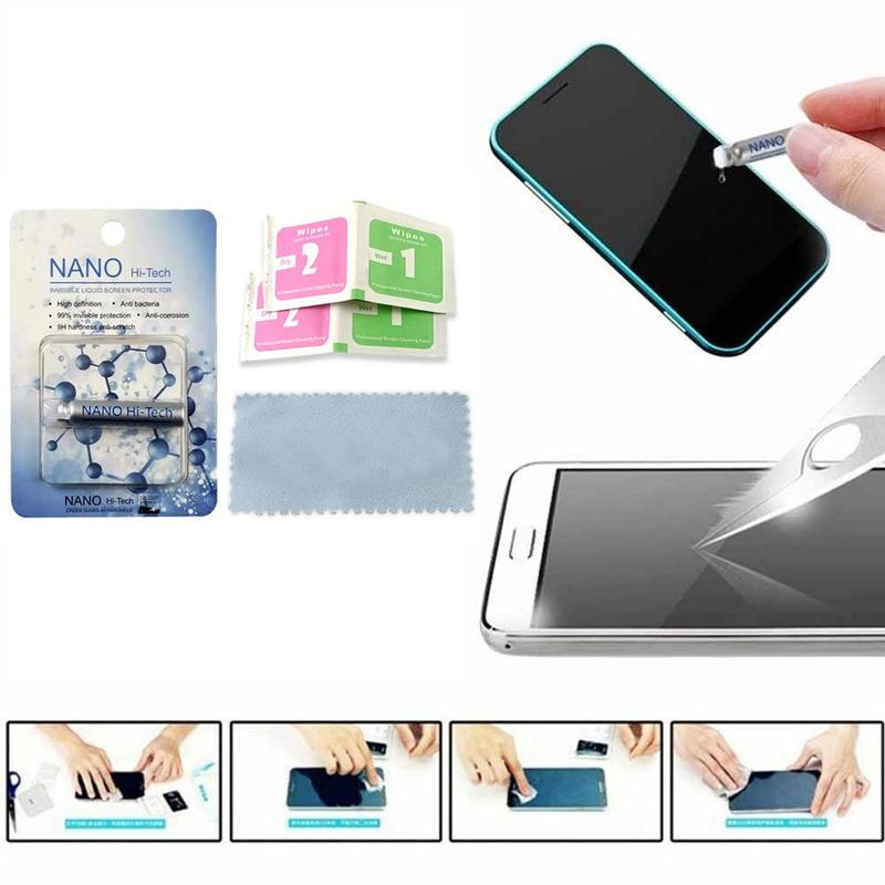 Telefon Nano Sıvı Koruyucu Cam Ekran Çelik Film G1U4 HD Invisi Scratch ...