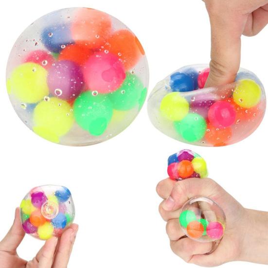 Cheap Anti-Pressure Anxiety Colorful Stress Relief Ball Kids Adult ...