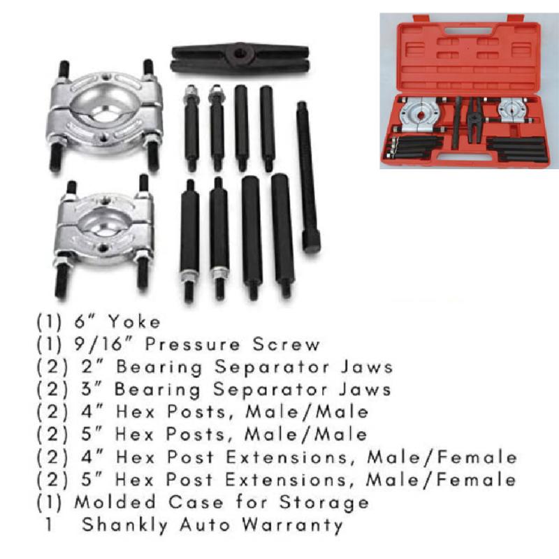 Buy 12pcs Car Bearing Separator Puller Set Bearing Removal Tool Set ...