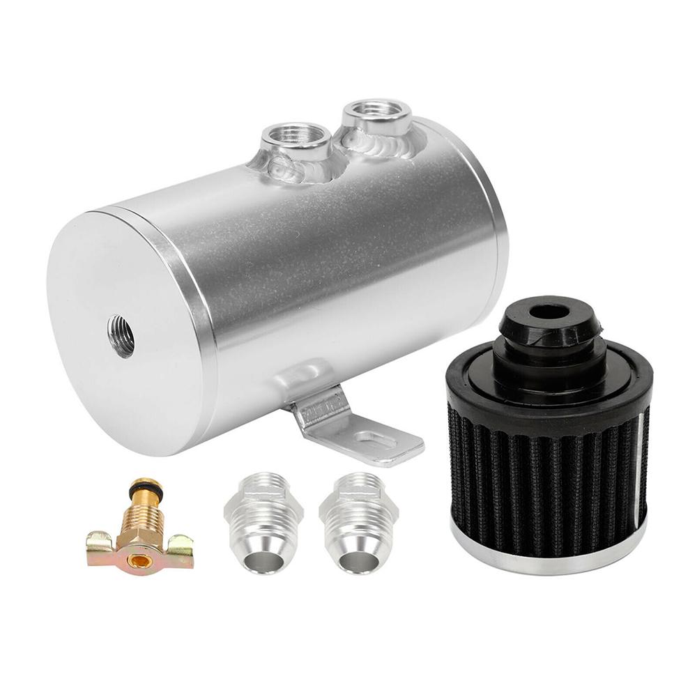 Buy Car Modified Universal Oil Vent Pot 0.75L Oil Pot with Air Filter ...
