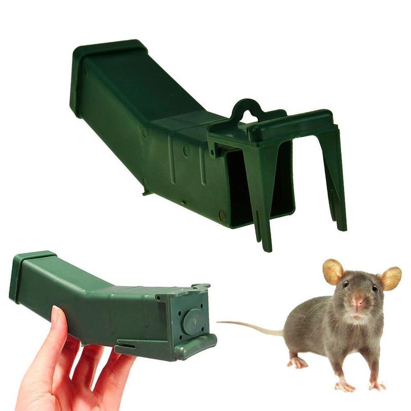 Buy Mousetrap Drilling Bait Box Animal Pest Control Tool Reusable Home ...