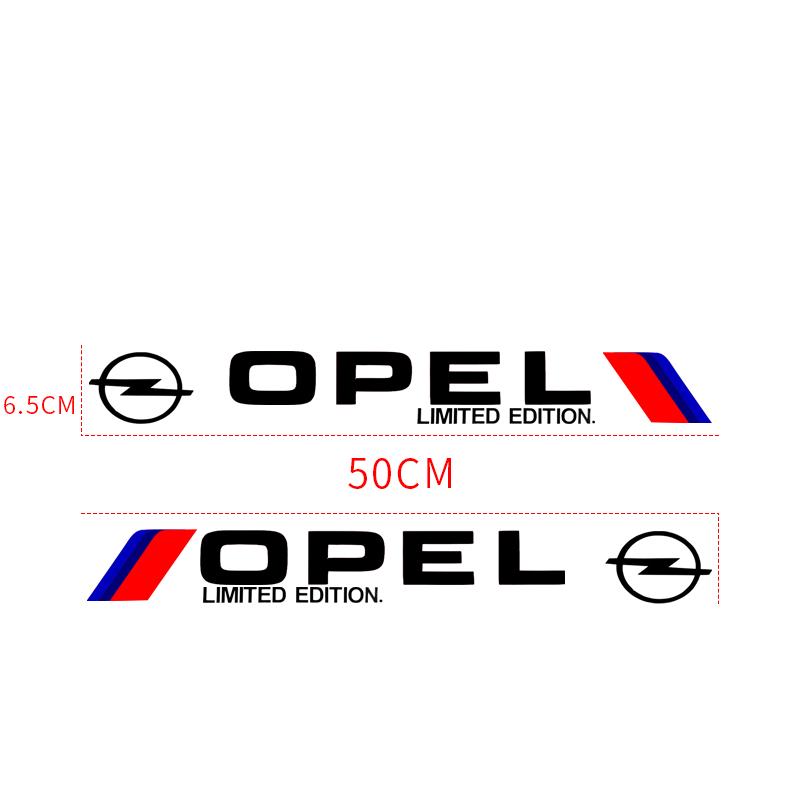 Buy 2 Pcs Ckers 2 Piece Per Set Side Stickers for Opel Astra H G J ...