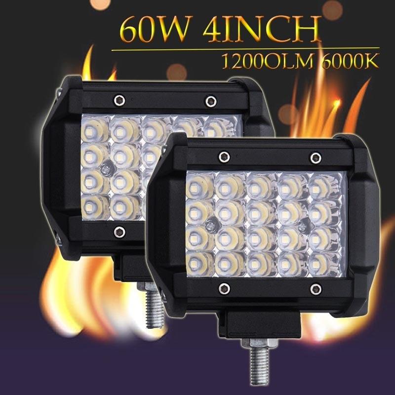Buy 4inch 60W Car Work Light Led Works Light Bar Spot Light Work Light ...