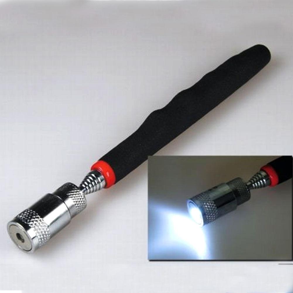 Buy 1Pcs Pick Up Mini Magnetic Nuts Bolts Led Magnet Telescopic Picking ...
