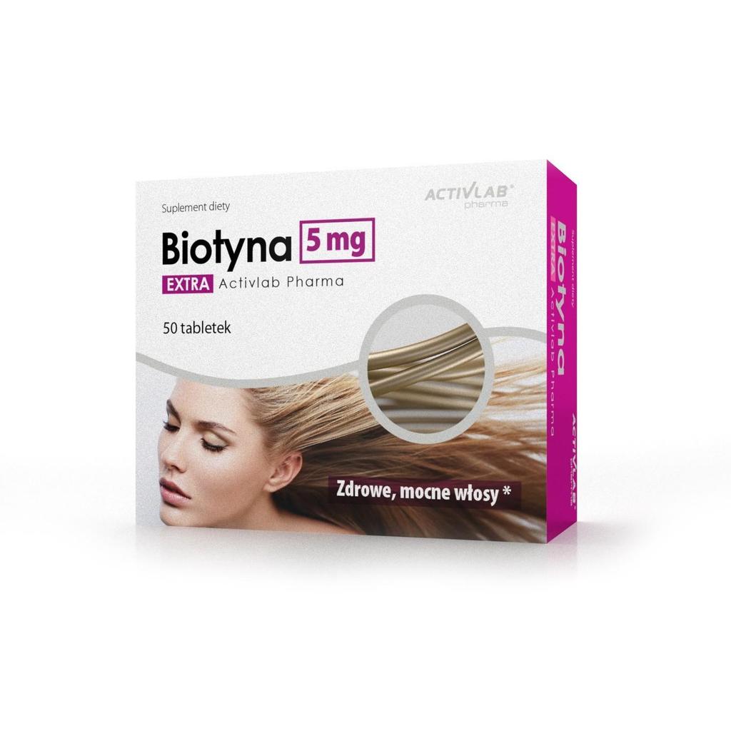 Buy ActivLab Pharma - Biotin Extra 5 Mg, 50 Tabs at affordable prices ...