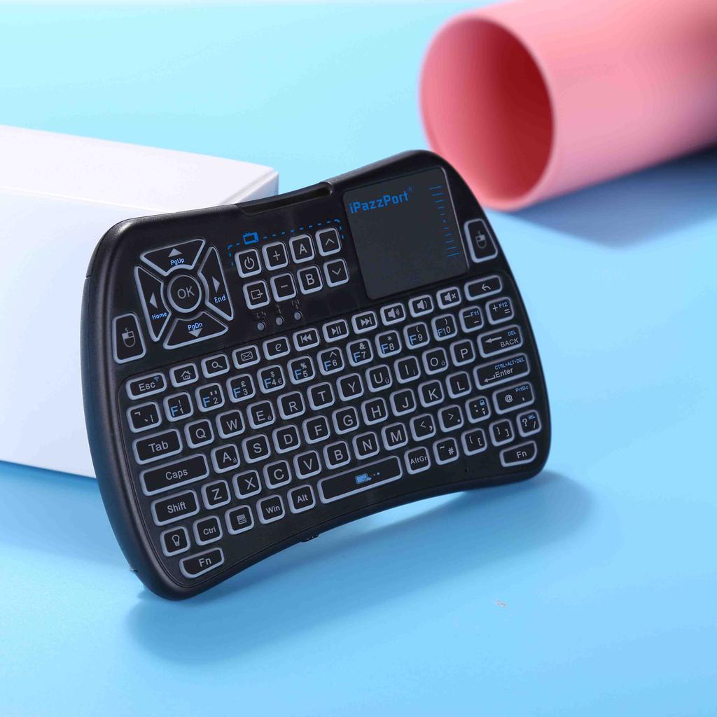 Buy Upgraded Edition iPazzPort KP-810-61BT Bluetooth Mini Wireless RGB ...