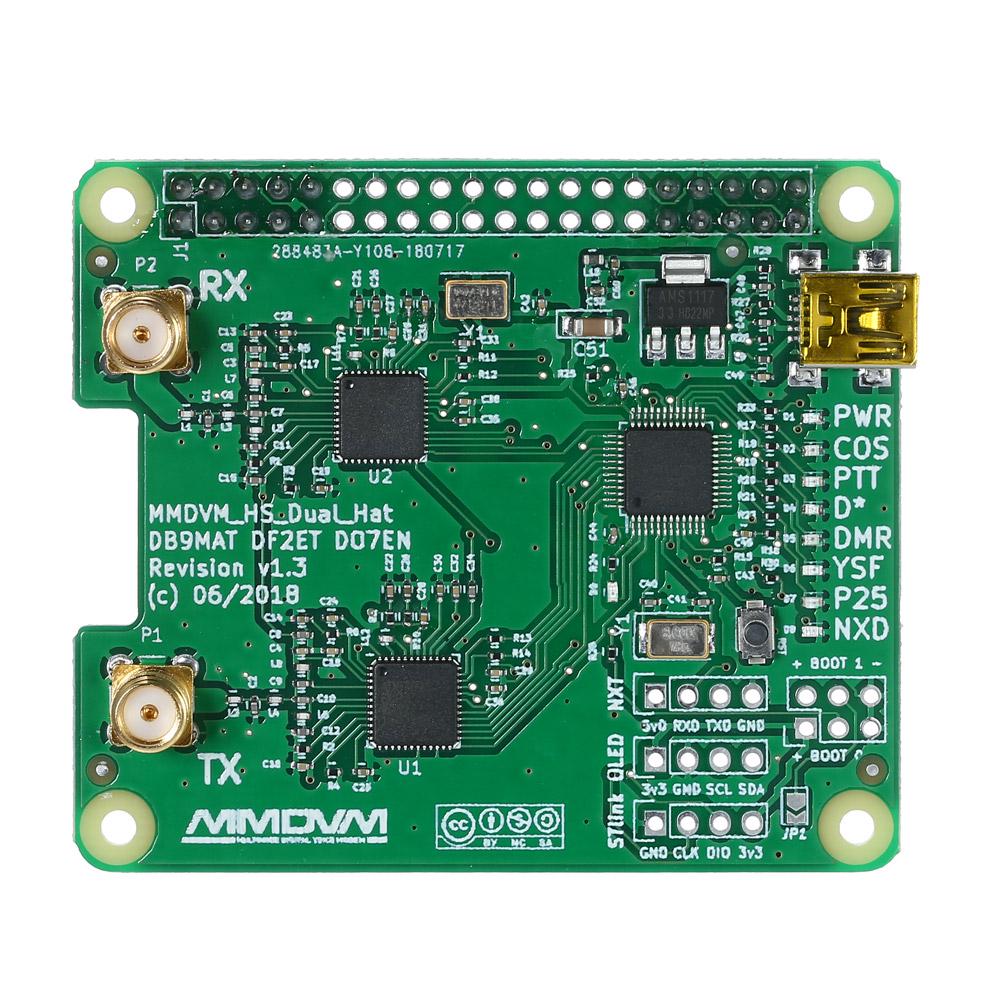 Buy 2018 Duplex MMDVM Hotspot Module Support P25 DMR YSF OLED for ...