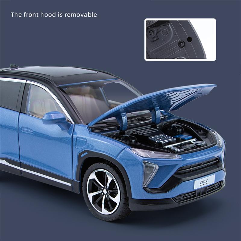 1:24 NIO ES6 Alloy New Energy Car Model Diecasts Simulation Collection ...