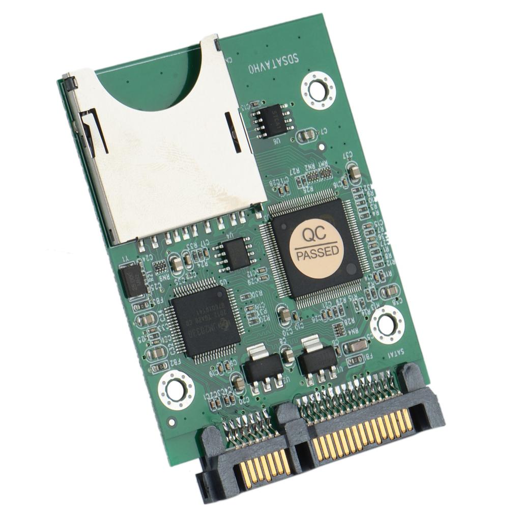 SD SDHC Secure Digital MMC Memory Card to 7 15P SATA Serial ATA ...