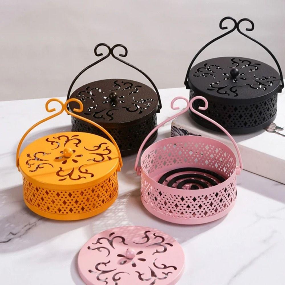Kaufe Metal Tray Anti-mosquito Sandalwood Rack Mosquito Coil Holder ...