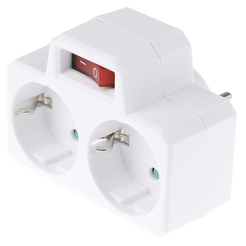 Buy 2 Switchable Socket With Switch Socket Switch Plug Adapter at ...
