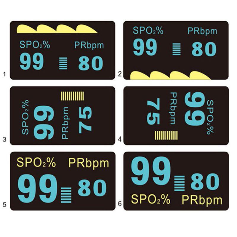 Buy Fingertip Pulse Oximeter OLED Display SpO2 Blood Oxygen Saturation ...