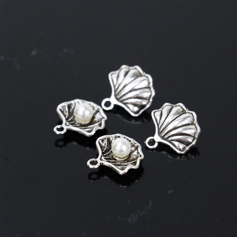 10 Pcs Pearl Shell Conch Essence Pendant for Jewellery Making uygun ...