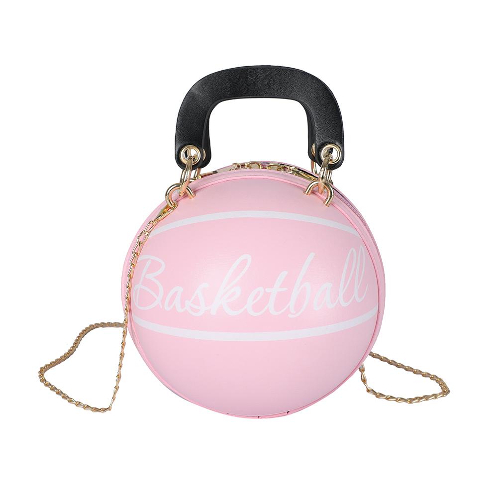 Buy Women Shoulder Bags Basketball Chain Ball Purse Crossbody Handbag ...