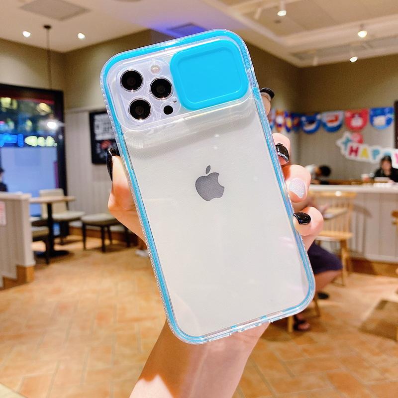 Buy Slide Camera Protection Phone Case For iphone 11 12 13 Pro XS XR 7 ...