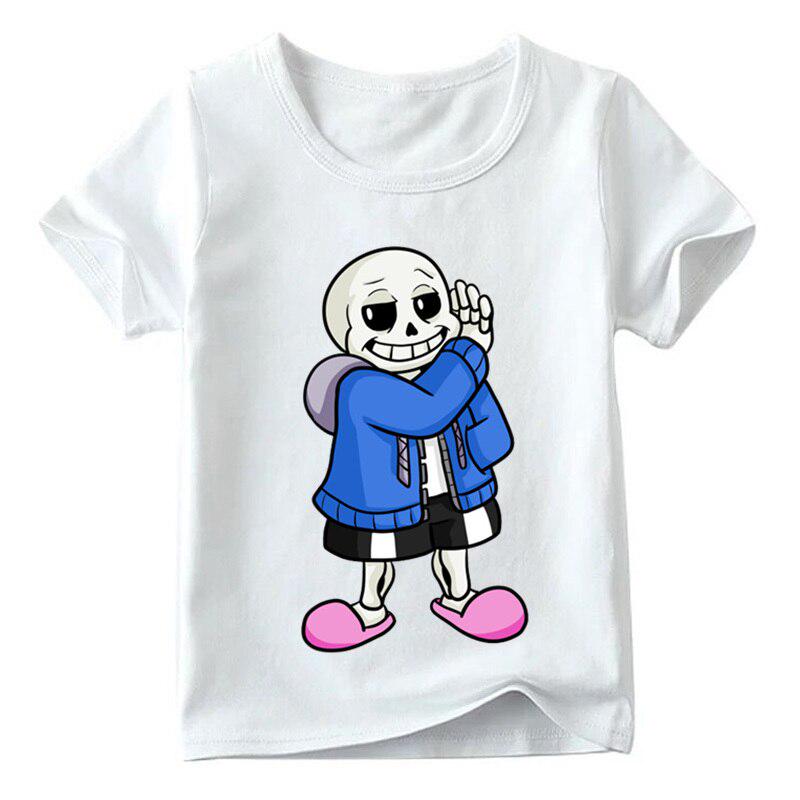 Buy Children Skull Brother Undertale Sans Funny T Shirt Baby Boys Girls ...