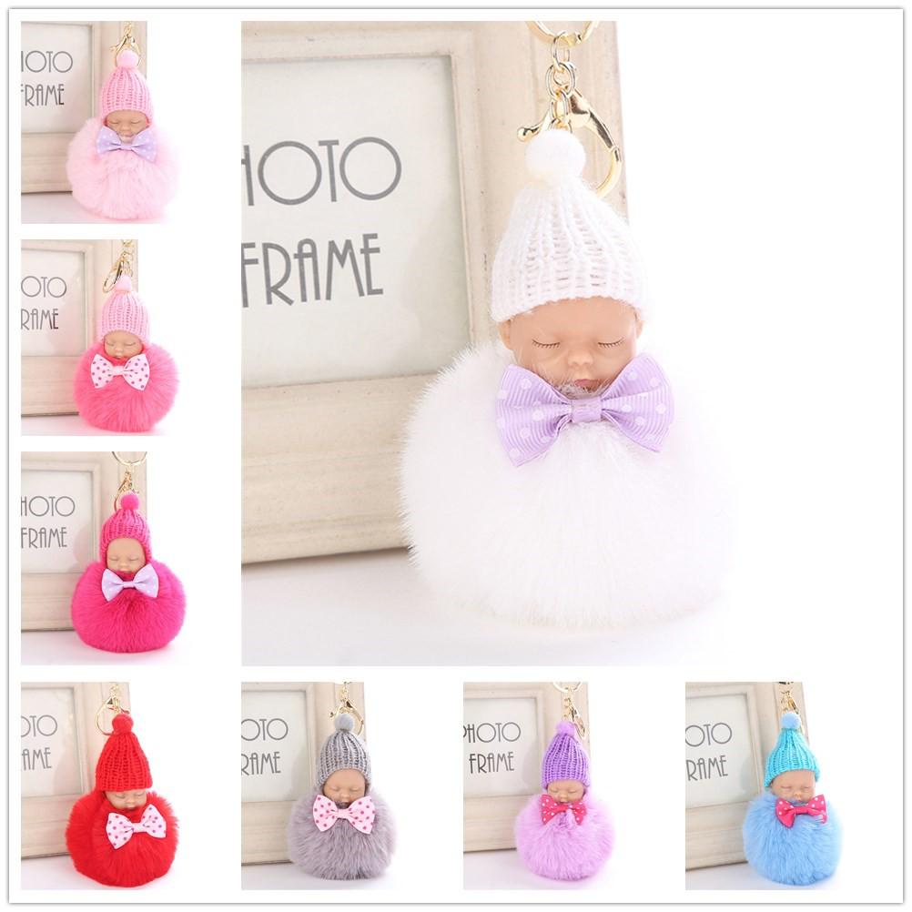 8CM Cute Doll Keychain Pendant Women Key Ring Holder-buy at a low ...