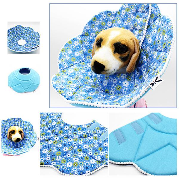 Buy Pet Dog Elizabethan Collar Petal Type Durable Protective Nontoxic ...