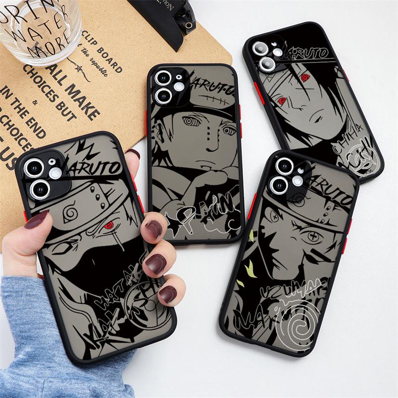 Buy Anime Naruto Case For iPhone 13 12 11 Pro Max XR 7 Samsung A52 A32 ...