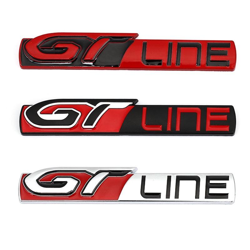 Buy Car Sticker GT Line for Peugeot GT RCZ 308 508 3008 5008 KIA Forte ...