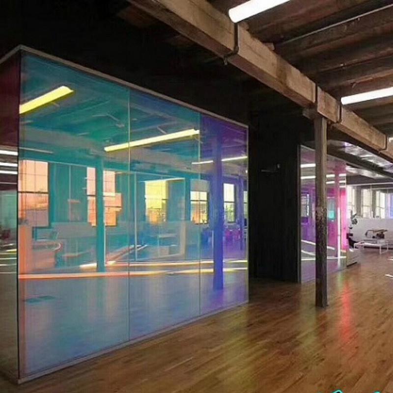 Buy Rainbow Gradient Window Films Self Adhesive Iridescent Solar Tint ...