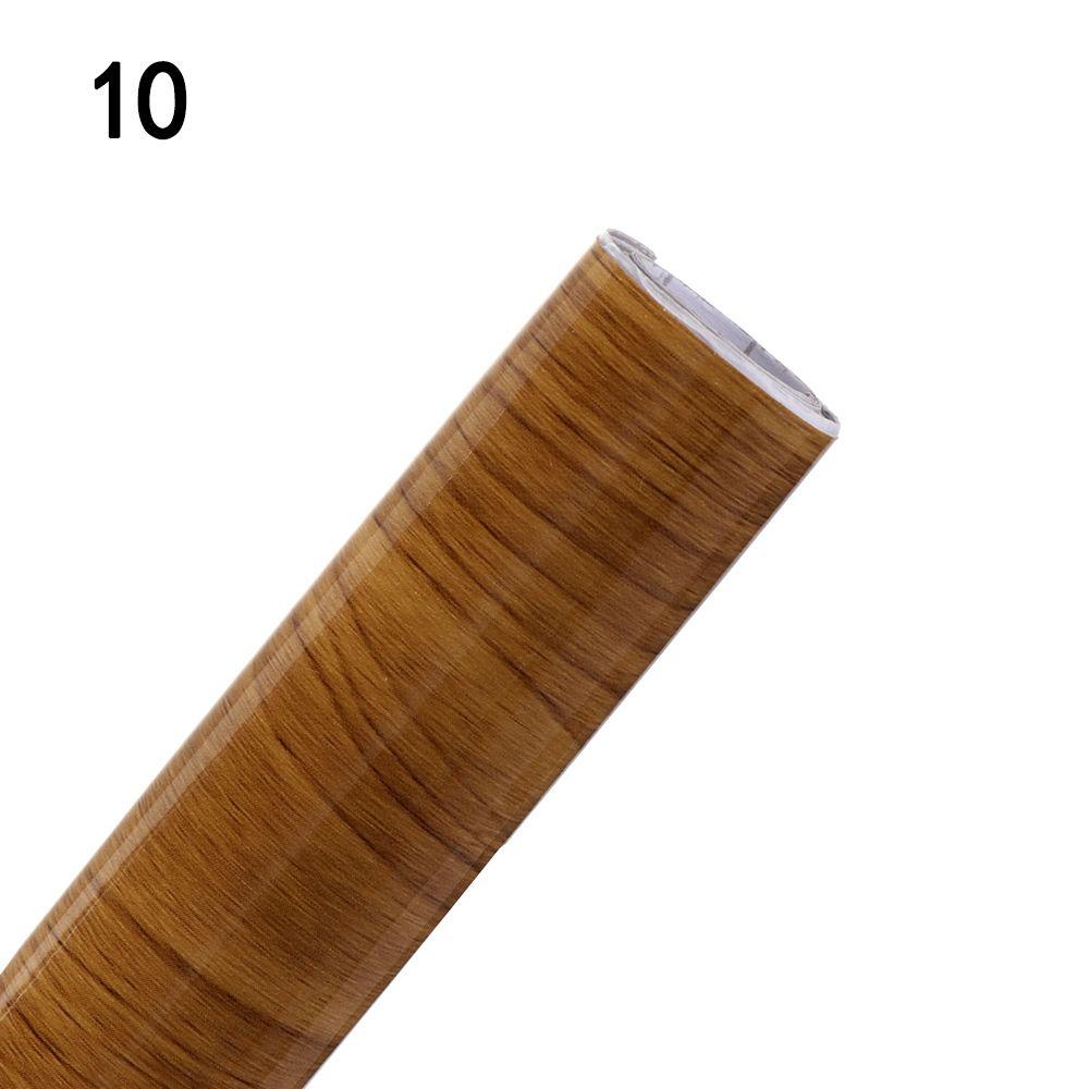Buy Table Decors Self-adhesive Vinyl Sticker Decal Wood Grain Car ...