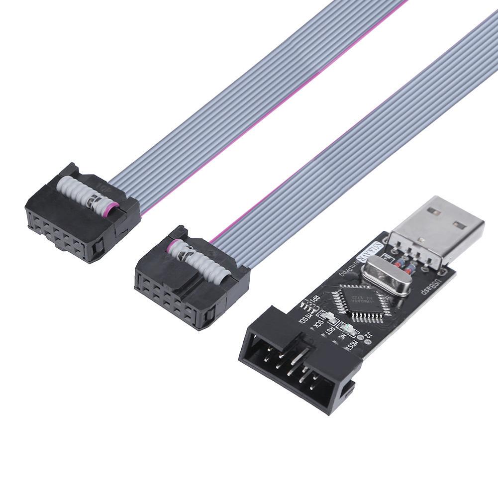Buy USBASP USBISP 3.3/5V AVR 51 Singlechip Learning Board Programmer ...