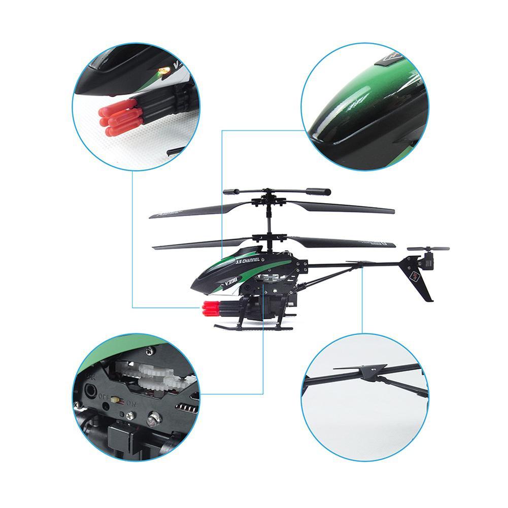 Buy V398 WL Toys RC Helicopter Transmissible Missile 3.5CH Remote Control Aircraft at affordable ...