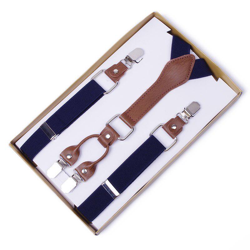 Buy Four Clips Unisex Elastic Strap Suspenders Belt Adjustable Strap ...