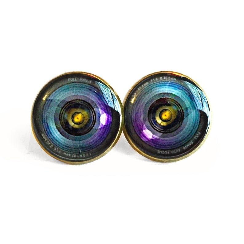 Photography Lover Camera Lens Earrings, Boho Grunge Bohemian Jewelry ...