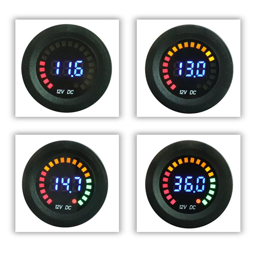 DC 12V-24V LED Panel Digital Voltage Volt Meter Display Voltmeter ...