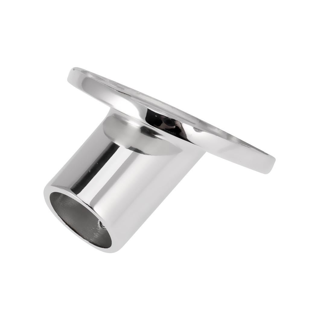 Boat Rail/Stanchion Round Base for 30mm Tube 60 Degree 316 Stainless ...