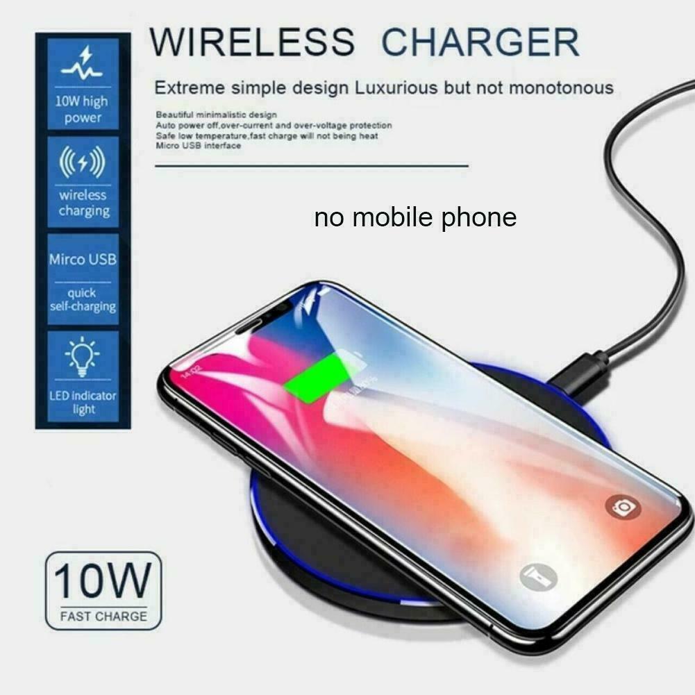 Buy Qi Wireless Fast Charger Charging Pad Dock For iPhone Phone Samsung ...