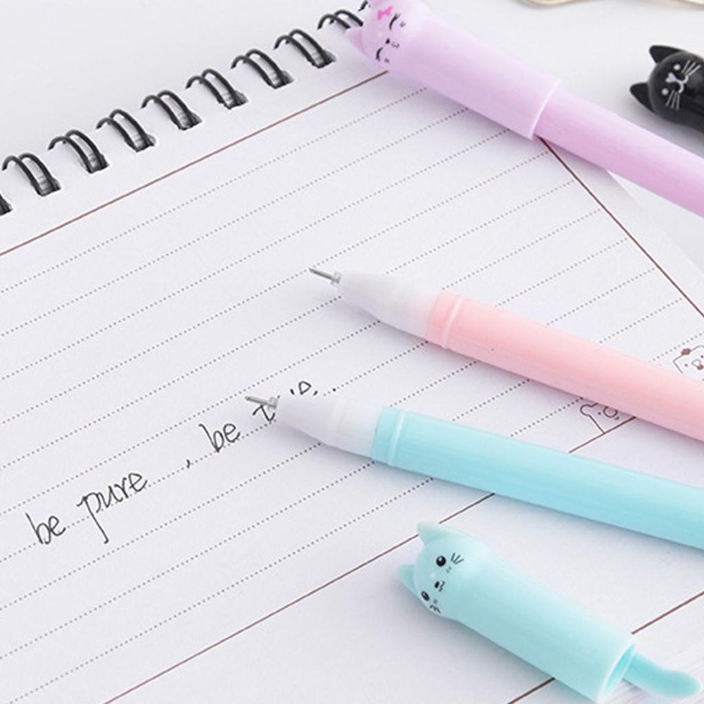 Buy Fang Nymph Kawaii Ink Cat Gel Pen Cartoon Plastic Gel Pens for ...