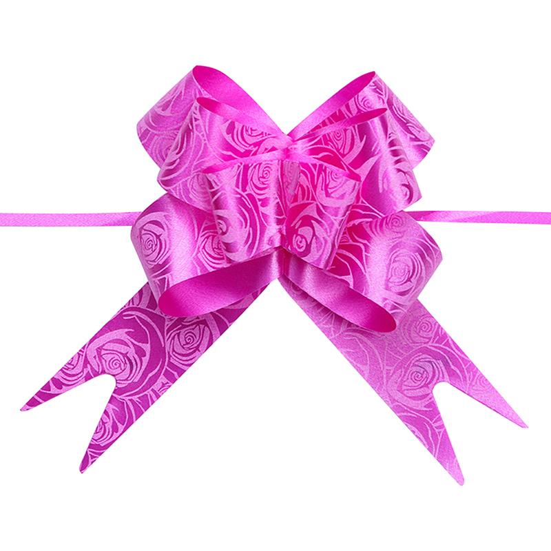 WCIC New Large Ribbon Bow Assorted Color Easy Pull Flower Ribbon Party ...