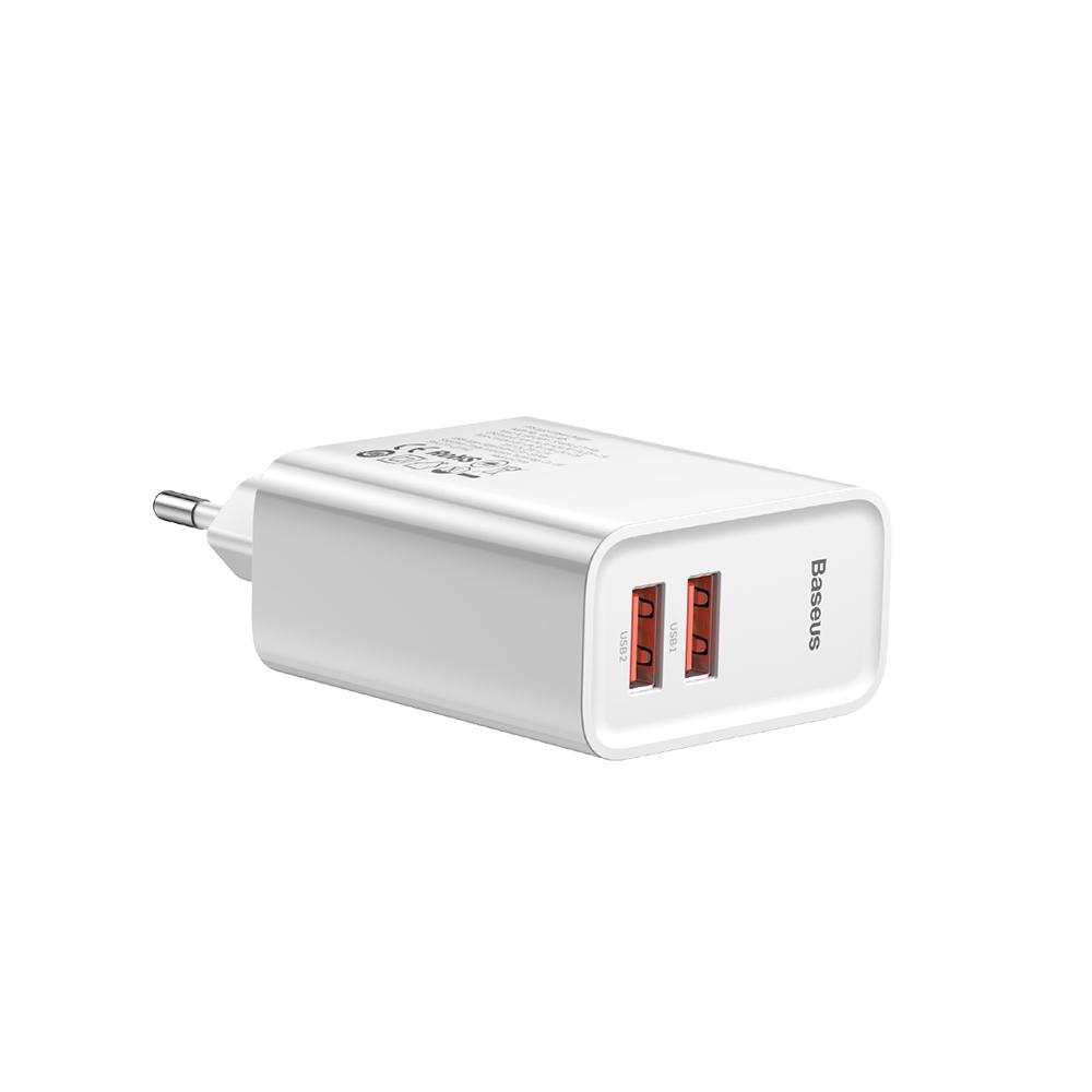 Buy Speed Dual QC30 Quick Charger USBUSB Dual USB Ports 30W EU Plug ...